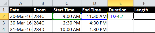 Tiny Tip Calculate Time Duration In Excel Technical Learning Resources