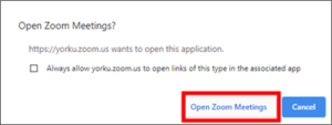 Log into Zoom with Passport York | Technical Learning Resources